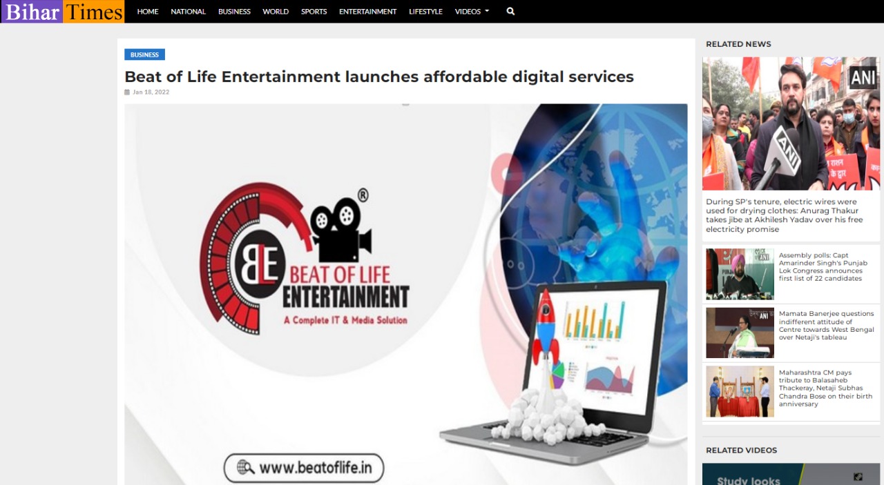 Bihar Times - Beat of Life Entertainment