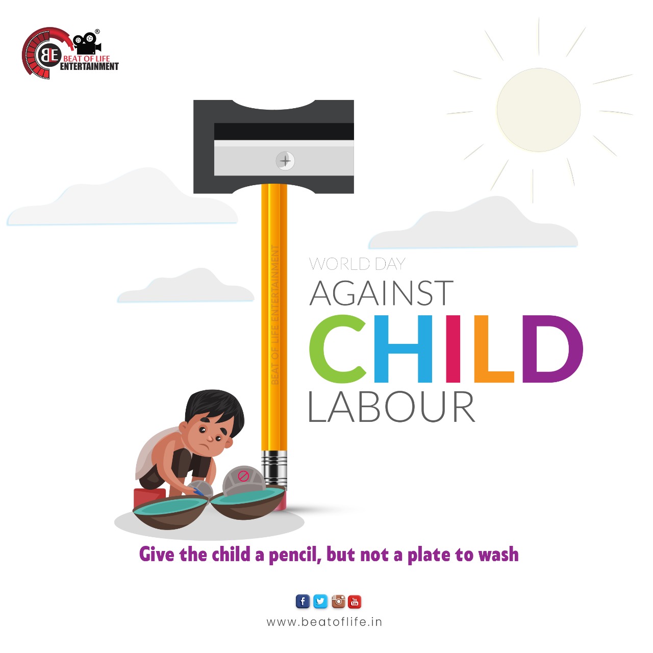 World Day Against Child Labour Beat Of Life Entertainment