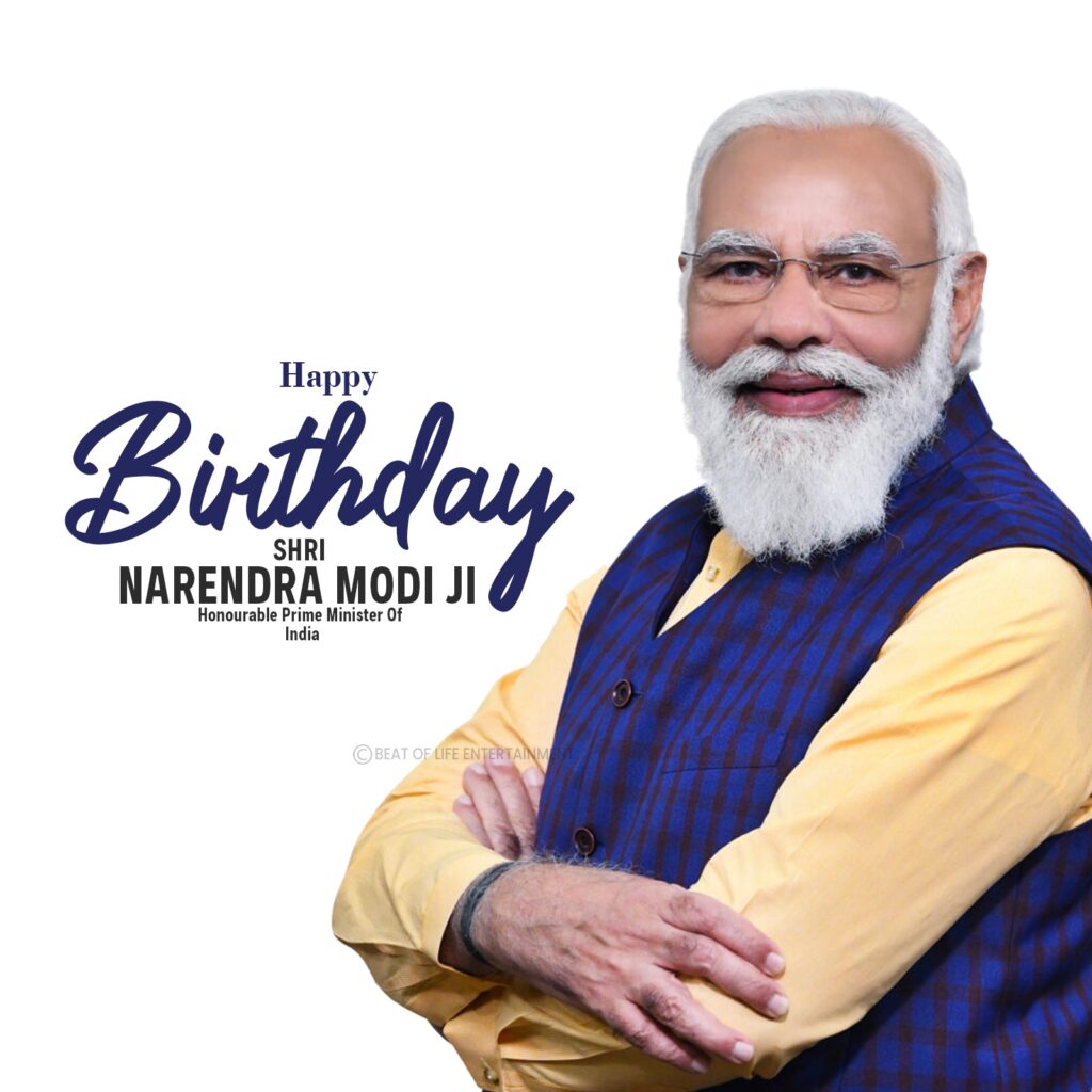Narendra Modi Birthday Poster - Beat of Life Entertainment