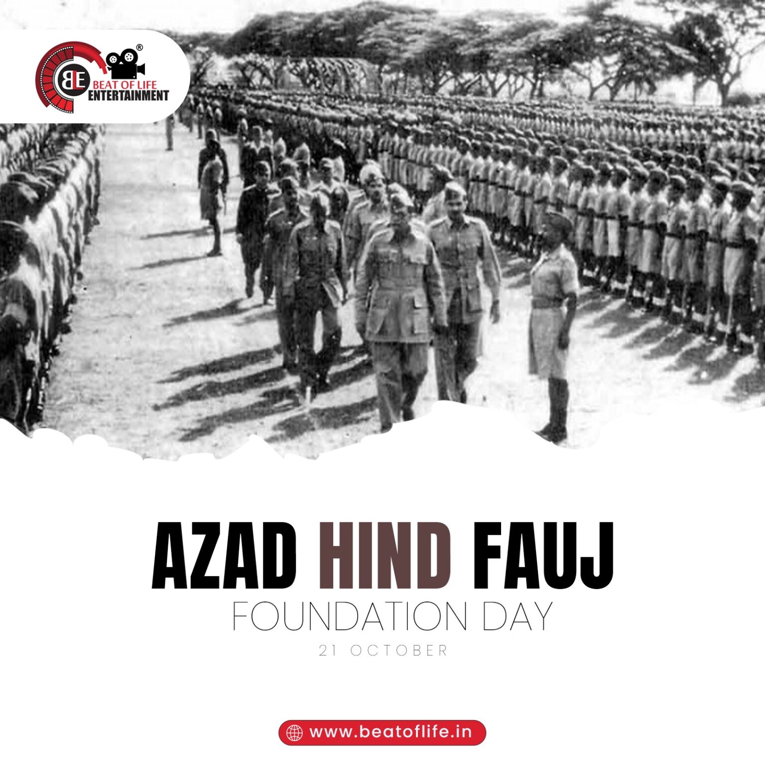 Azad Hind Fauj Foundation Day 2025 - Beat of Life Entertainment